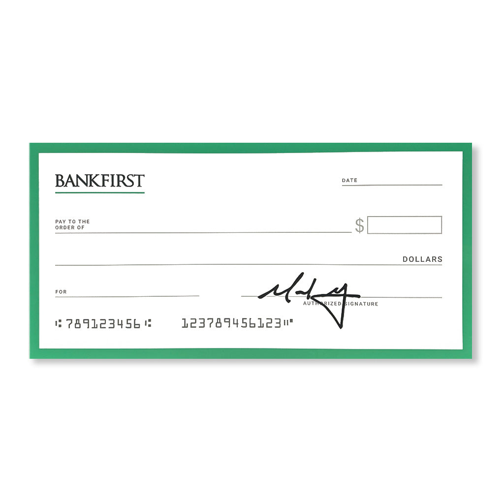 (PREORDER) Jumbo Check